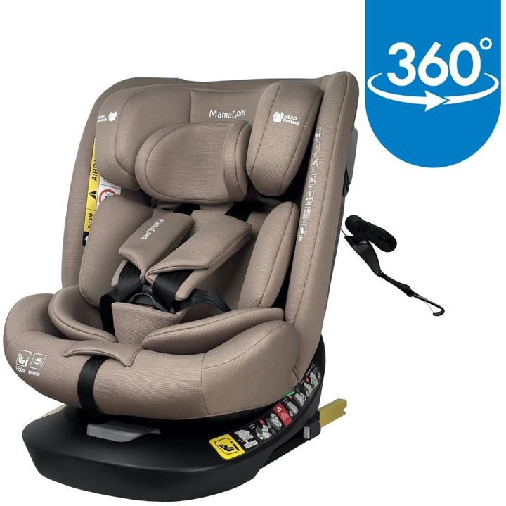 MamaLoes Sef 360 Rotating Isofix Car Seat (Child seat, Reboarder, ECE ...