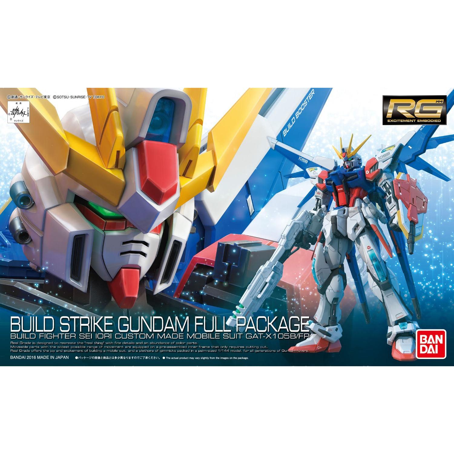 Bandai Gundam: Real Grade - Build Strike Gundam Full Package 1:144 ...