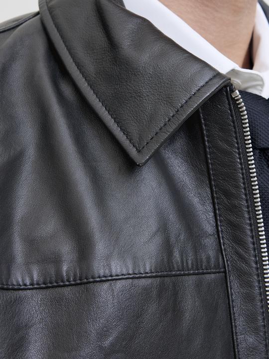 Jack & Jones Jorclean Leather Jacket Styd Aw25 (M) - Galaxus