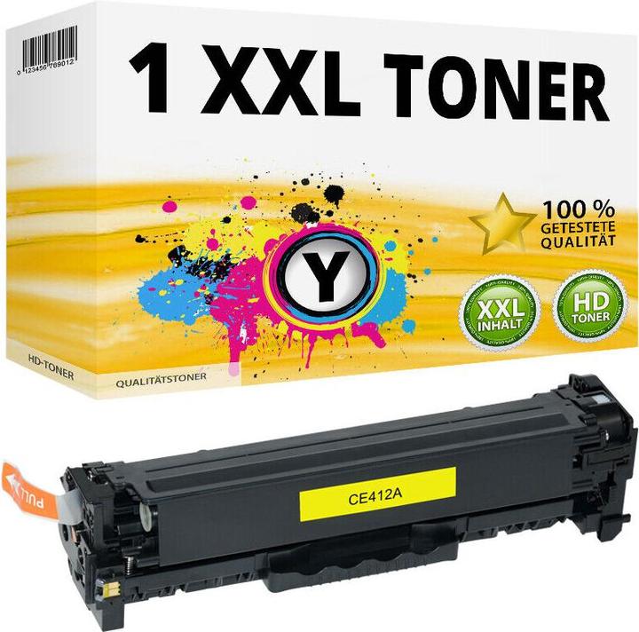 Druckfuxx XXL TONER für HP CE412A LaserJet Pro 300 color M351a MFP ...