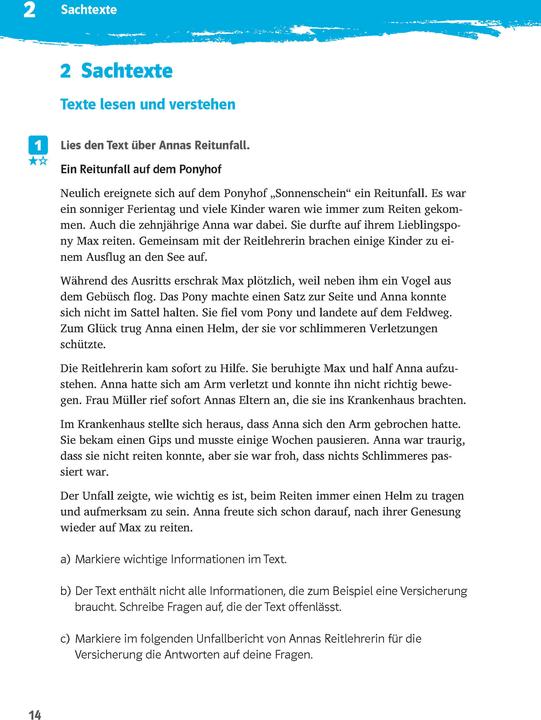 Klett 10-Minuten-Training Deutsch Texte lesen und verstehen 5. Klasse - Galaxus