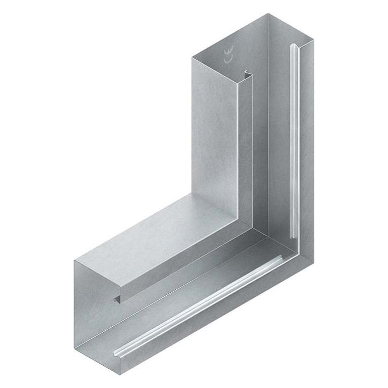 Niedax Angle vertical de conduit d'équipement 90° à une voie symétrique ...