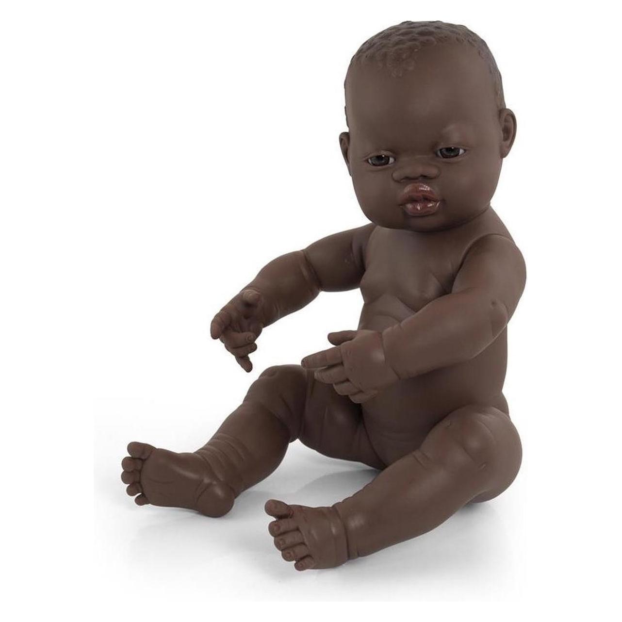 Miniland Poppen: BABYPOP AFRIKAANS MEISJE 40cm, met vanillegeur ...