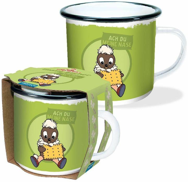 Trötsch Unser Sandmnnchen Emaille-Becher Ach du meine Nase - Galaxus