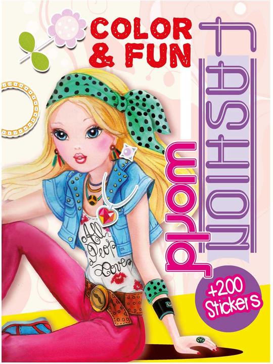 Boek Specials Color & Fun Malbuch für Mädchen mit 200 Aufklebern - Galaxus