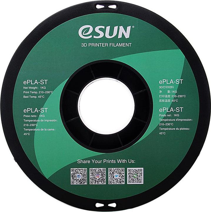 eSUN ePLA-ST 1.75mm Black 1kg 3D Filament (PLA, 1000 g) - Digitec