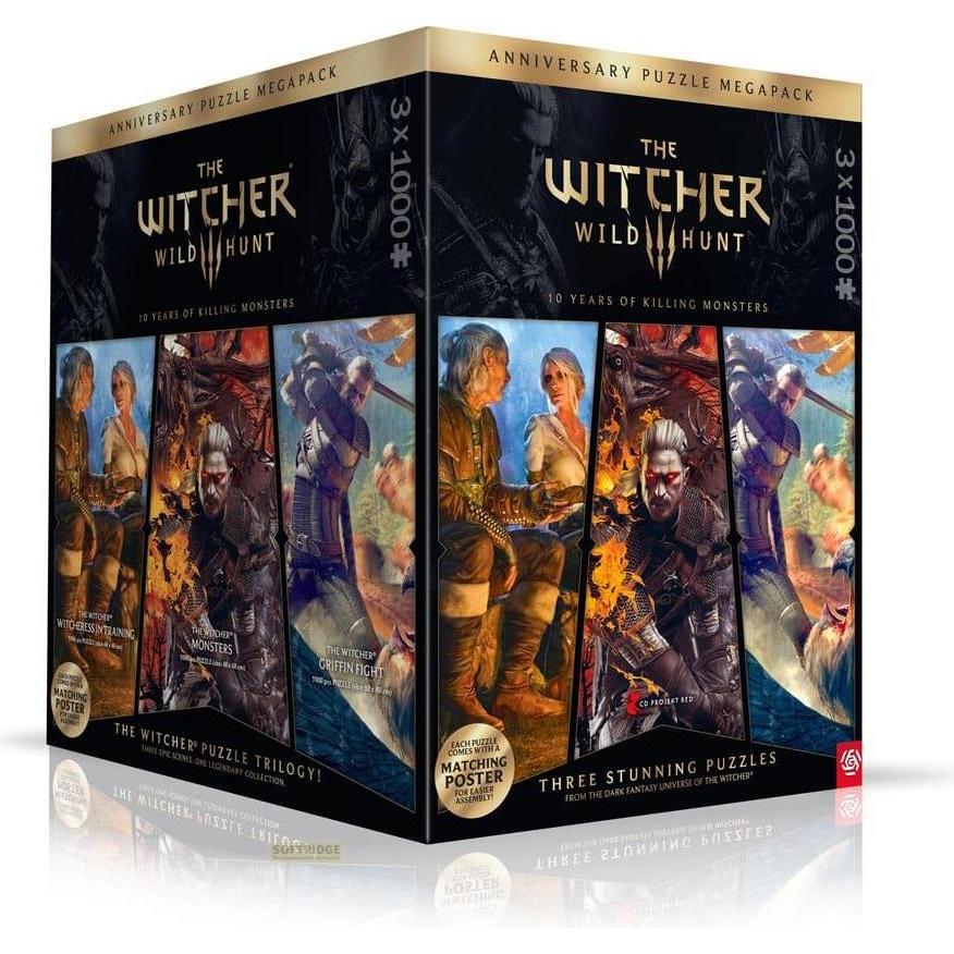 Good Loot The Witcher 3 Puzzle Triology Wild Hunt 10 Years of Killing ...