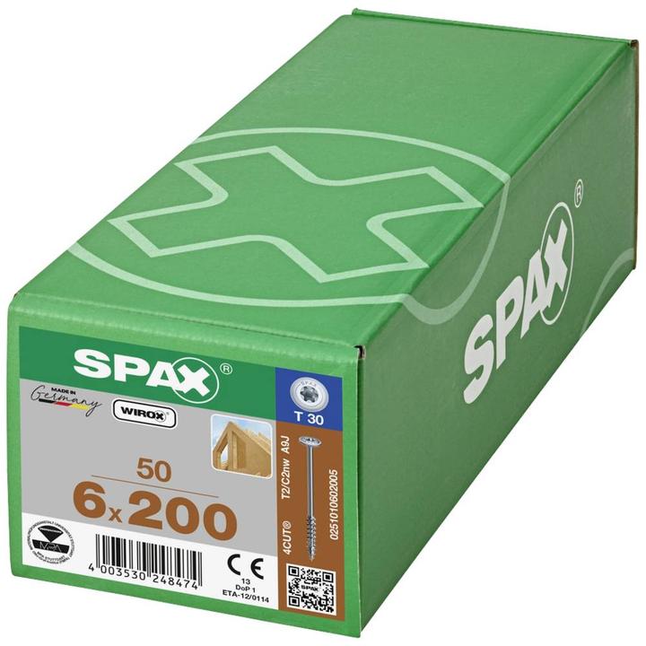 Spax Plate Head T-Star Plus T30 Partially Threaded Wirox - Galaxus