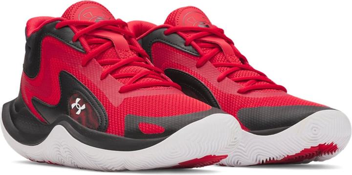 Under Armour Scarpe da basket per adulti Jet '25 Nero Rosso (45.5 ...