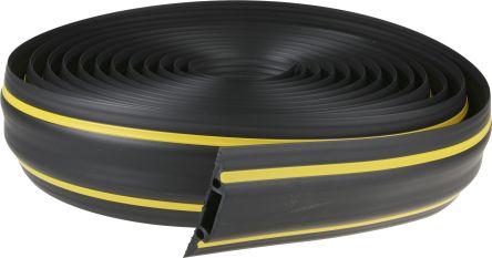 RS PRO Medium Duty Black & Yellow Floor Cable C (Cable bridge, 900 cm)