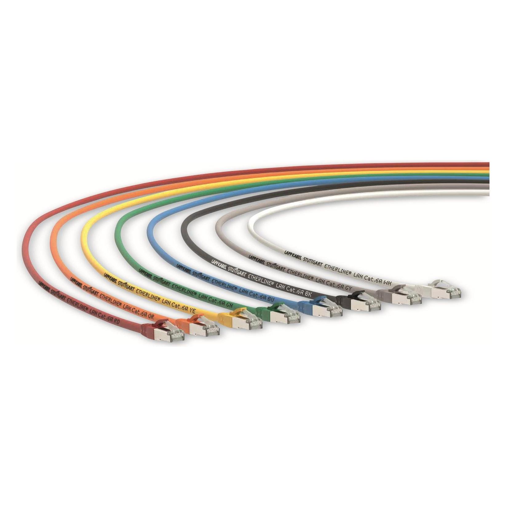 Lapp CAT.6a network cable Etherline LAN, UL certification, 5.0 m, white ...