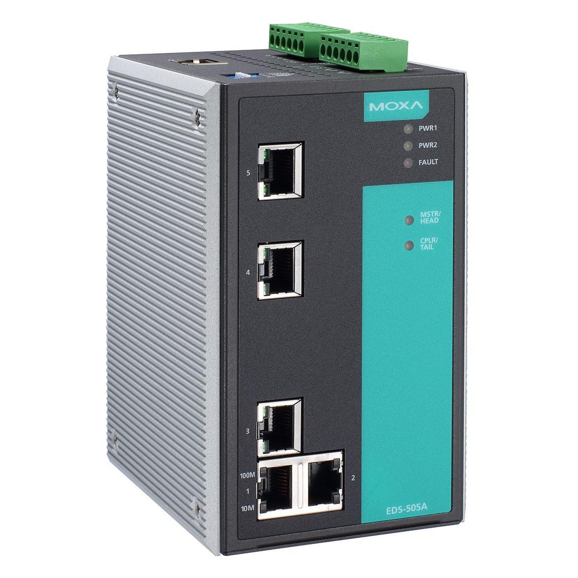 Moxa EtherDevice Switch EDS-505A-T - Switch - managed - Digitec