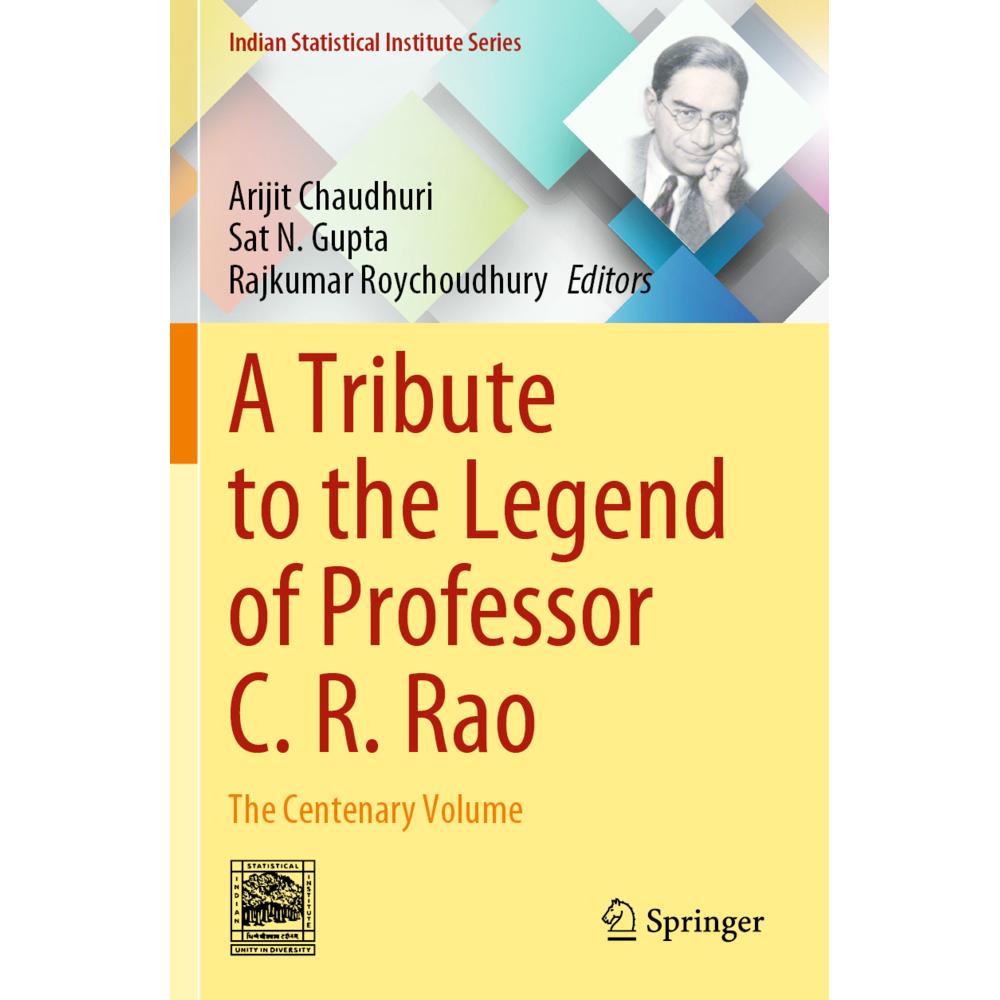 Springer A Tribute to the Legend of Professor C. R. Rao - Galaxus