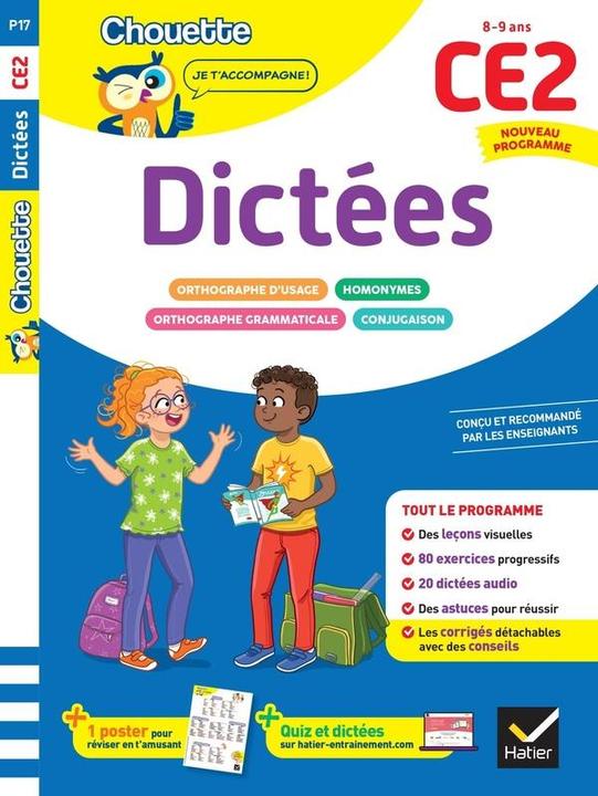 Hatier Dictées CE2, 8-9 ans : leçons et exercices corrigés - Galaxus