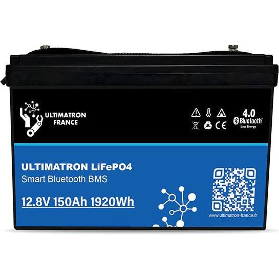Ultimatron UBL-12V-150Ah-PRO LiFePO4 Versorgungsbatterie (12.80 V, 150 ...