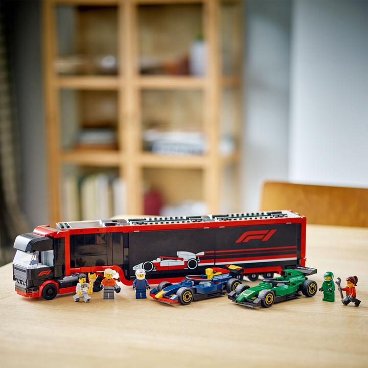 LEGO F1 Transporter mit RB20 & AMR24 F1 Rennautos - kaufen bei Galaxus