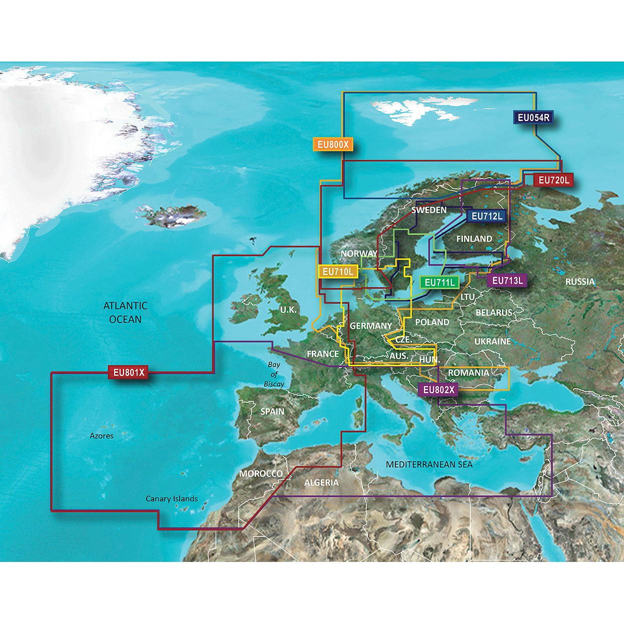 Garmin g2 Vision BlueChart Modul VEU003R Great Britain, Northeast Coast ...