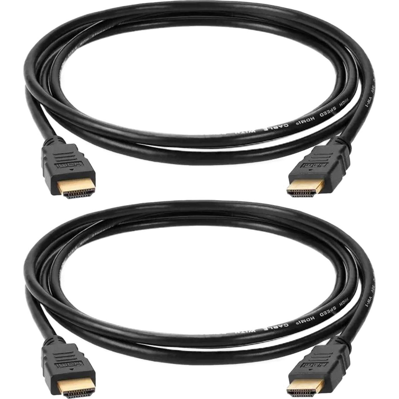 Makant 2er-Set Highspeed HDMI,Kabel, Ethernet, max. 10,2 GBit/s, Typ A ...