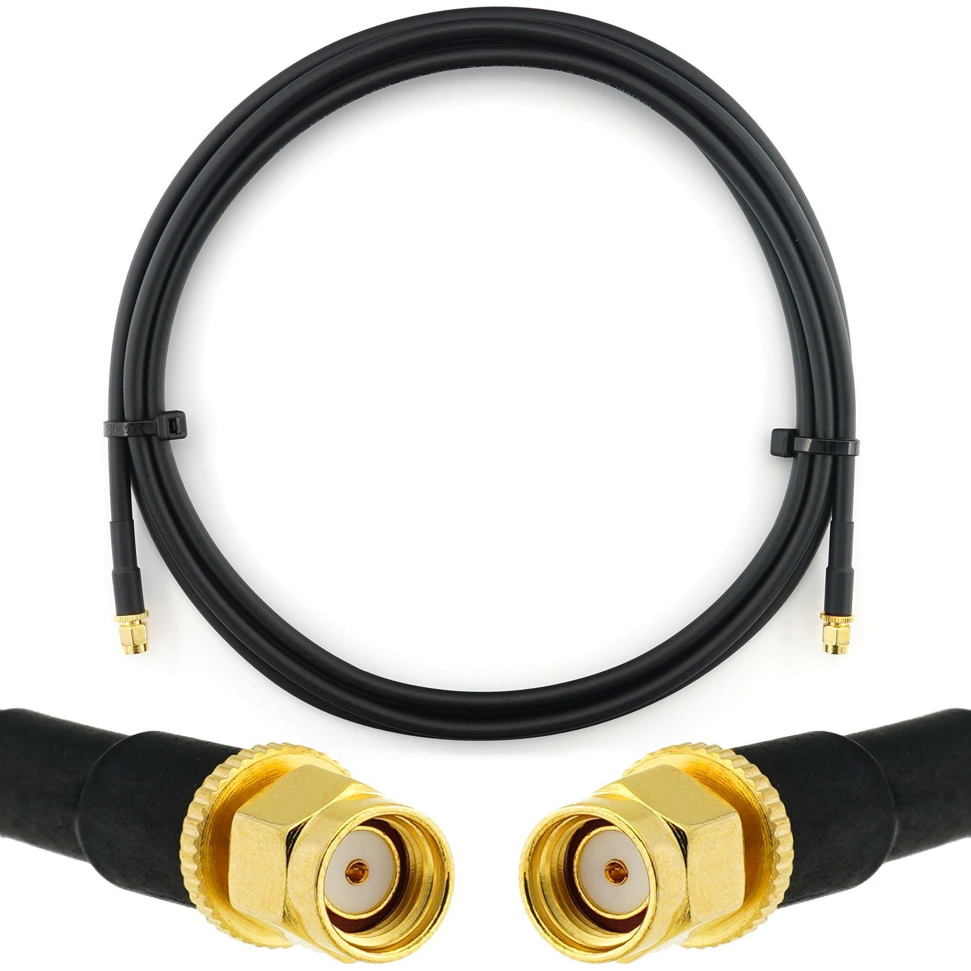Rangeful RP-SMA Male to RP-SMA Male 2m Coaxial Cable??? HF240 (LMR240 ...