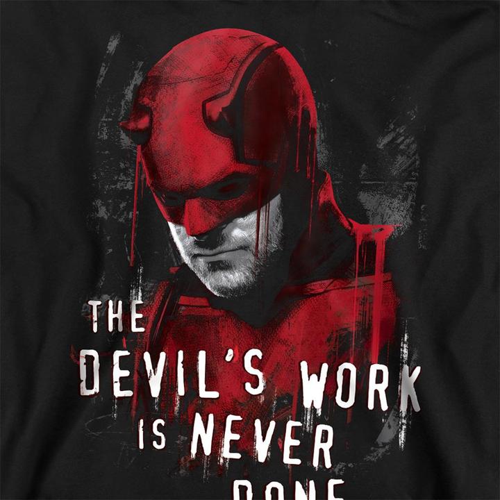Daredevil Born Again The Devil's Work Is Never Done Sweatshirt - Galaxus
