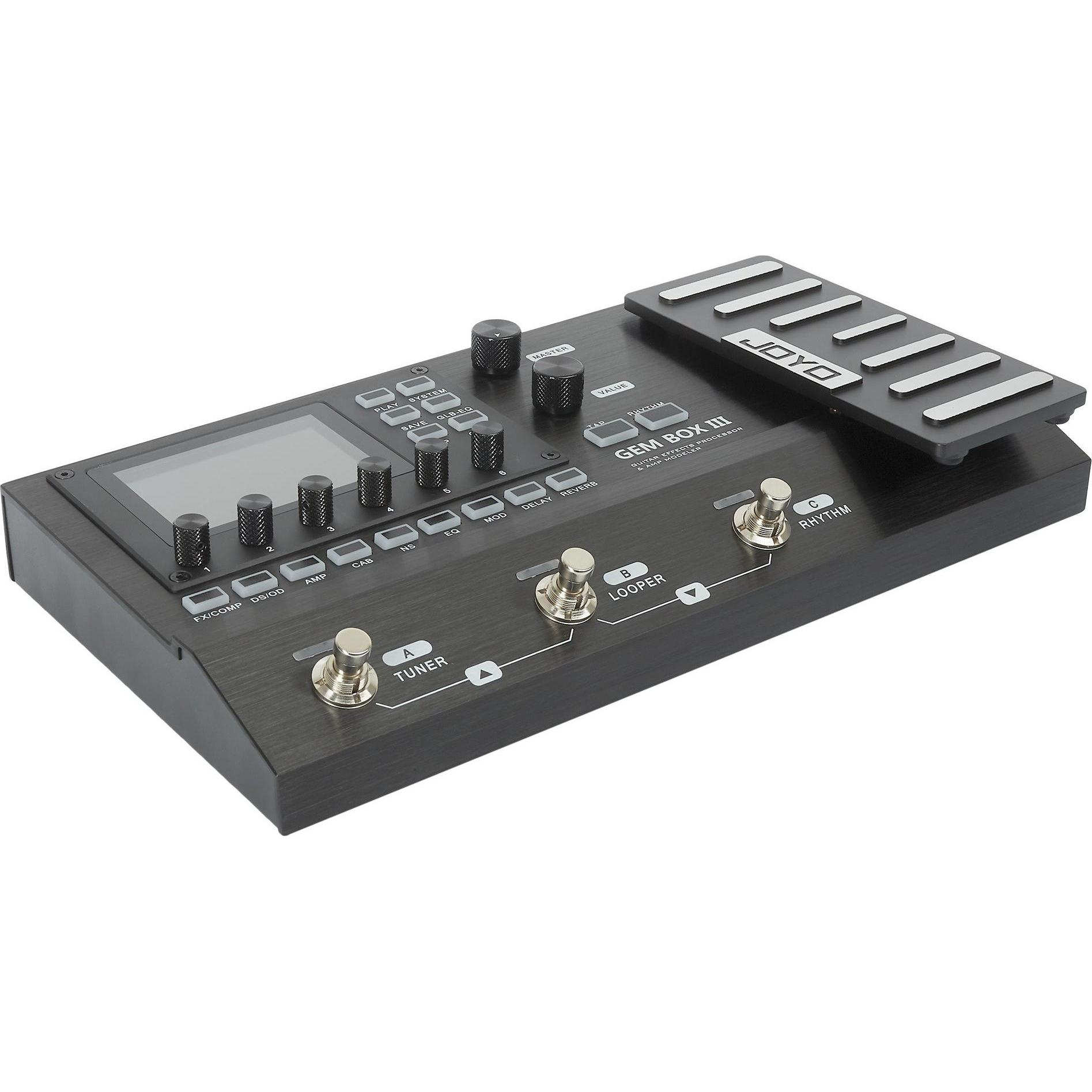 Yoyo Multieffektprozessor mit Looper und Drums, 61 Vorverstärkermodulationen, 157 Effekttypen ...