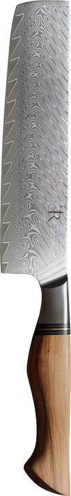 Ryda Knives Nakiri Messer - ST650 Damast 18 cm (18 cm)