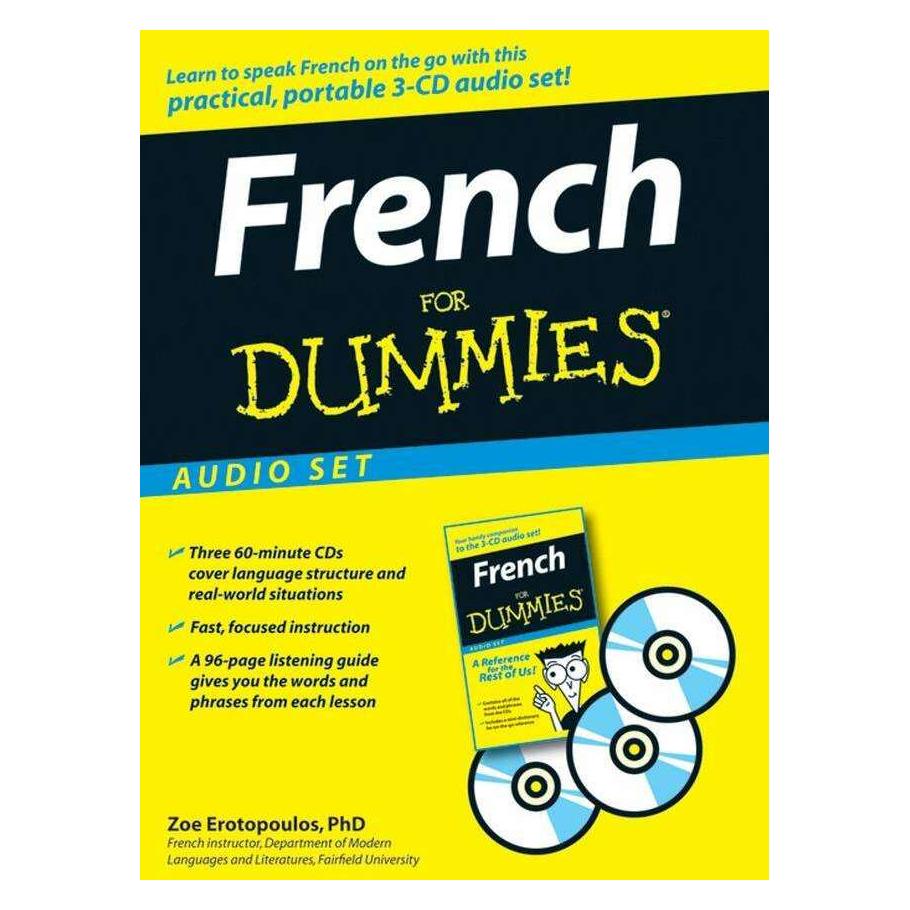 French for Dummies, 3 Audio-CDs + listening guide, Audio-CD