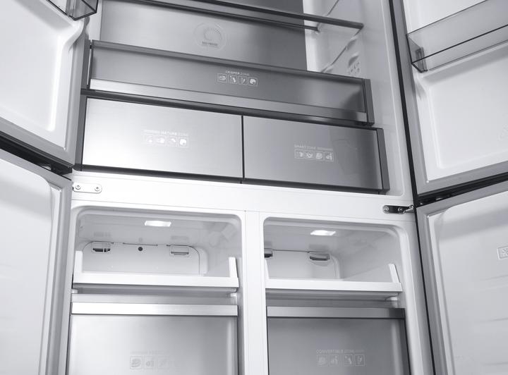 Trisa Food Center encastrable 505 L, Inox noir (505 l) - Galaxus