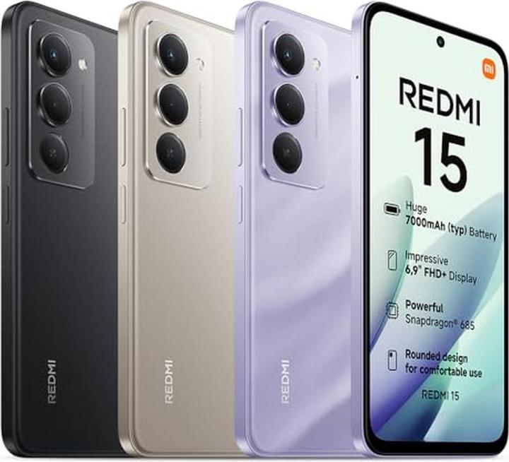 Xiaomi Redmi 15 (256 GB, Midnight black, 6.90") - buy at Galaxus