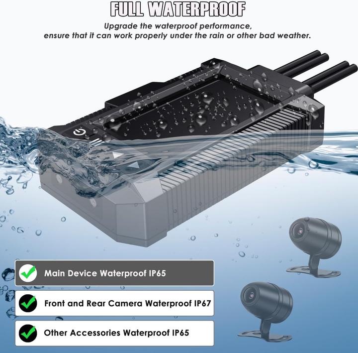 Leydi Motorrad-Dashcam MD10 PRO mit GPS und WiFi - acquista su Digitec