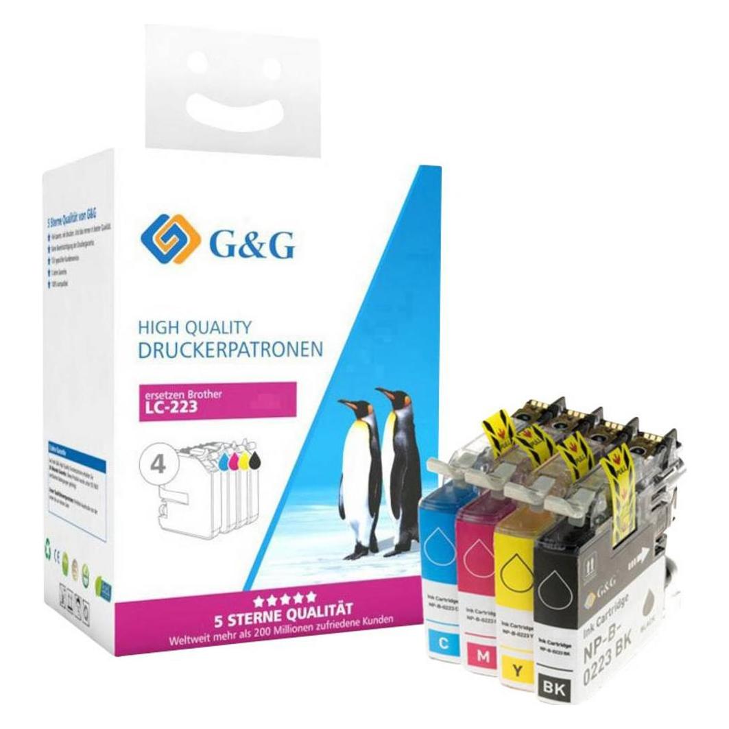 Toner-Dumping XL-Druckerpatronen kompatibel zu Brother LC-223VALBPDR je ...