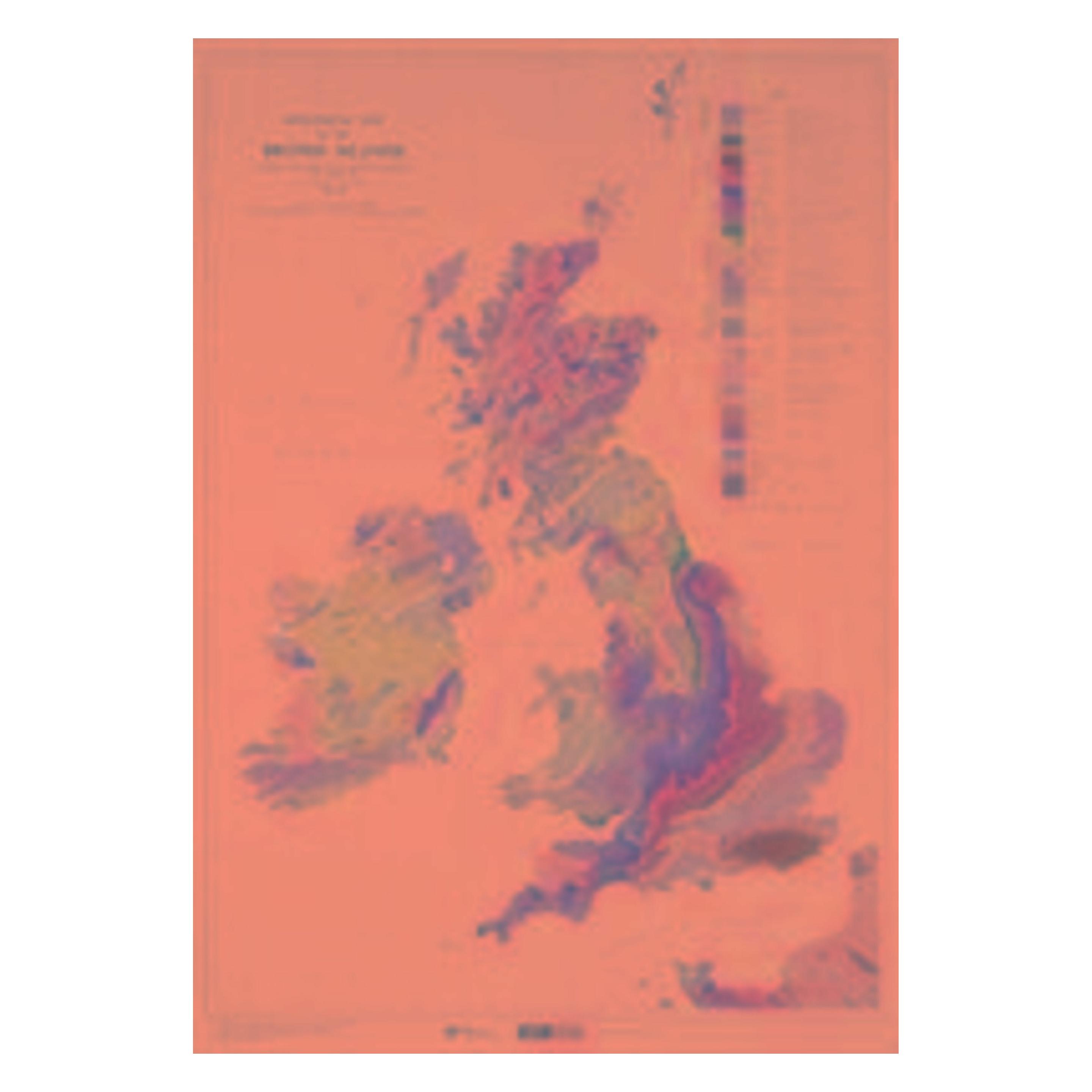 British Geological Survey Geological Map of the British Islands - Galaxus