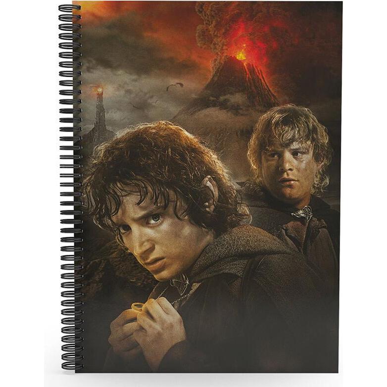 SD Toys Lord of the Rings: Frodo and Sam Lenticular Spiral Notebook ...