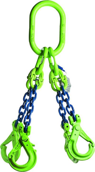 Delta YE.10.4SV.13.020 Kettenlänge 4-Sprong, 2 Meter, Sicherheitshaken ...