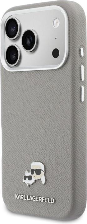 Karl Lagerfeld Case Karl & Choupette Head Pins Saffiano MagSafe for ...