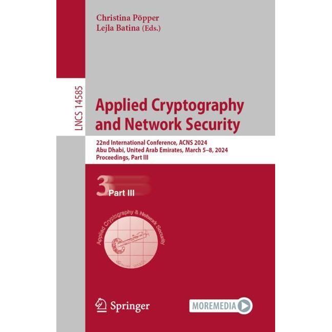 Springer Applied Cryptography and Network Security - Galaxus