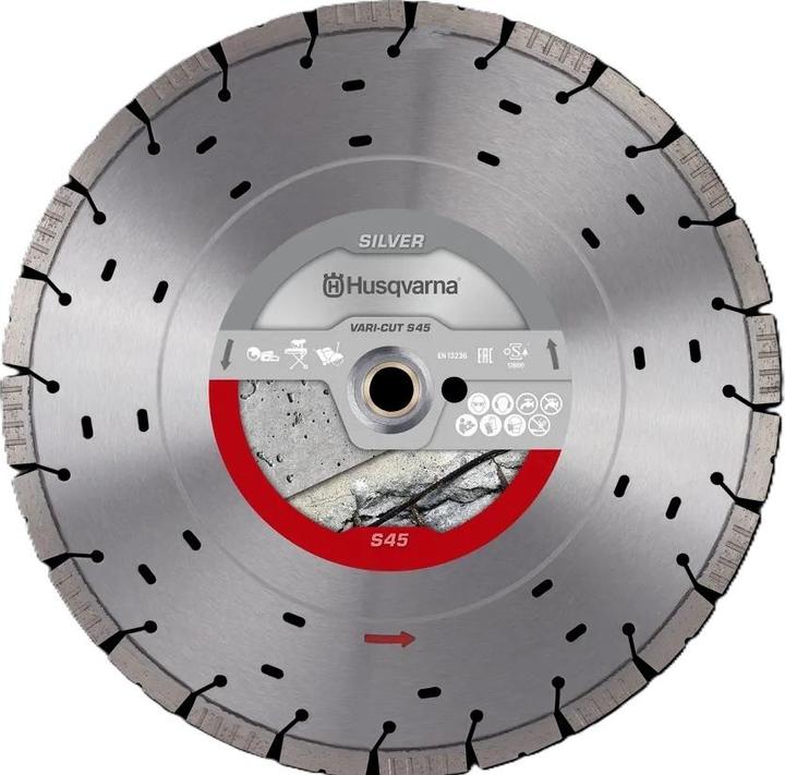 Husqvarna 534972110 Vari-Cut S45 Turbo Flat Diamanttrennscheibe Nass ...