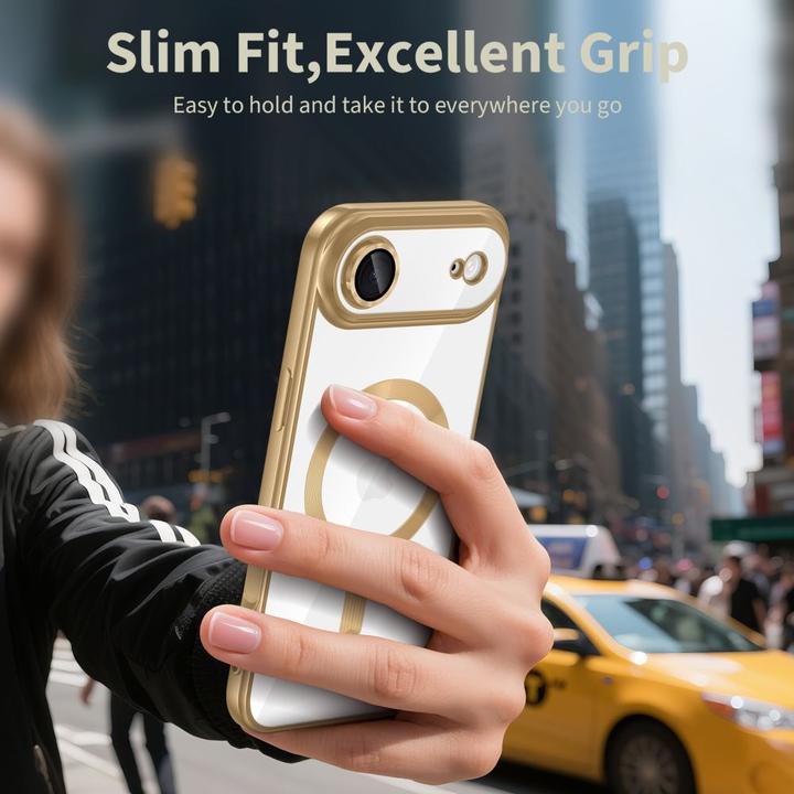 Tech-Protect MagFlex MagSafe Case für iPhone 17 Air - Transparent Gold - Digitec