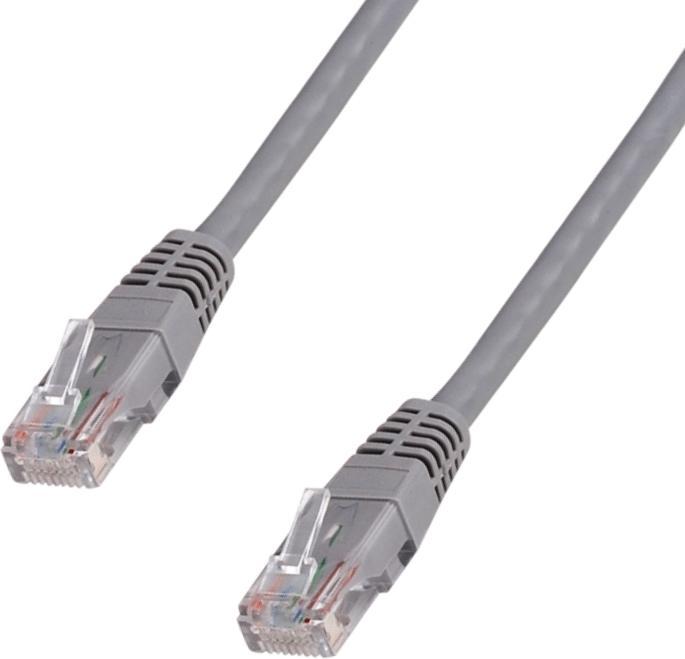 Datacom Patch Cable 0.25 m, UTP, Cat5e, RJ45, gray - Digitec