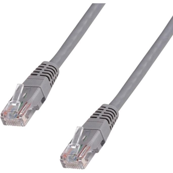 Datacom Patch Cable 0.25 m, UTP, Cat5e, RJ45, gray - Galaxus