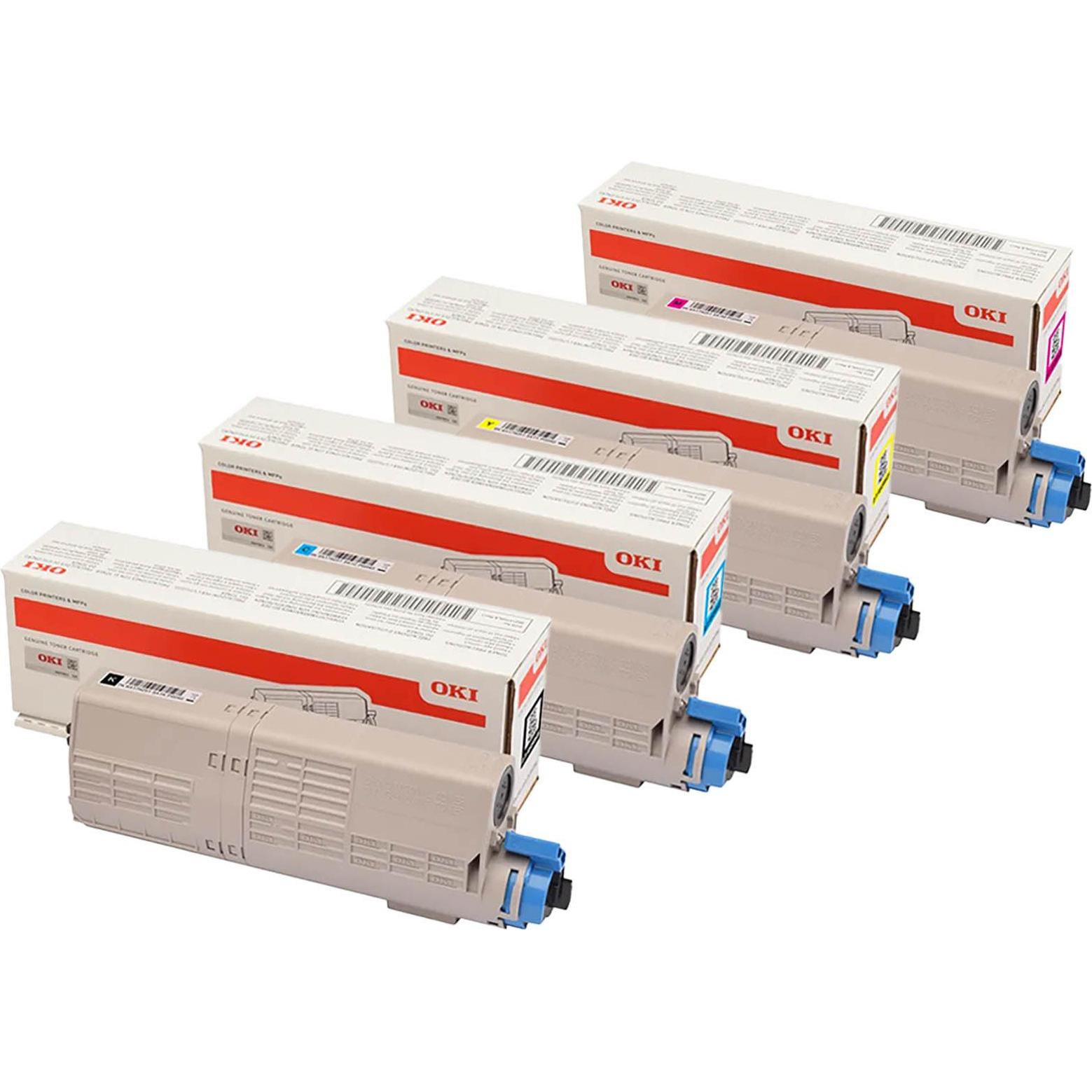 OKI Set originale High Yield C532/MC573 con tutti e quattro i colori ...