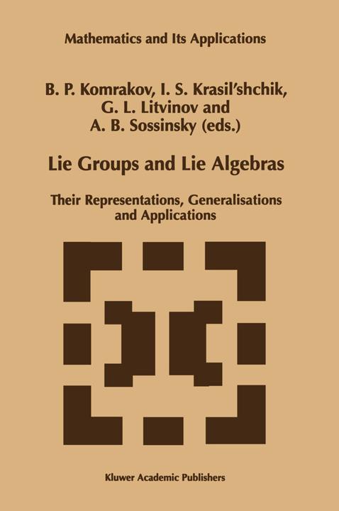 Springer Lie Groups and Lie Algebras - kaufen bei Galaxus