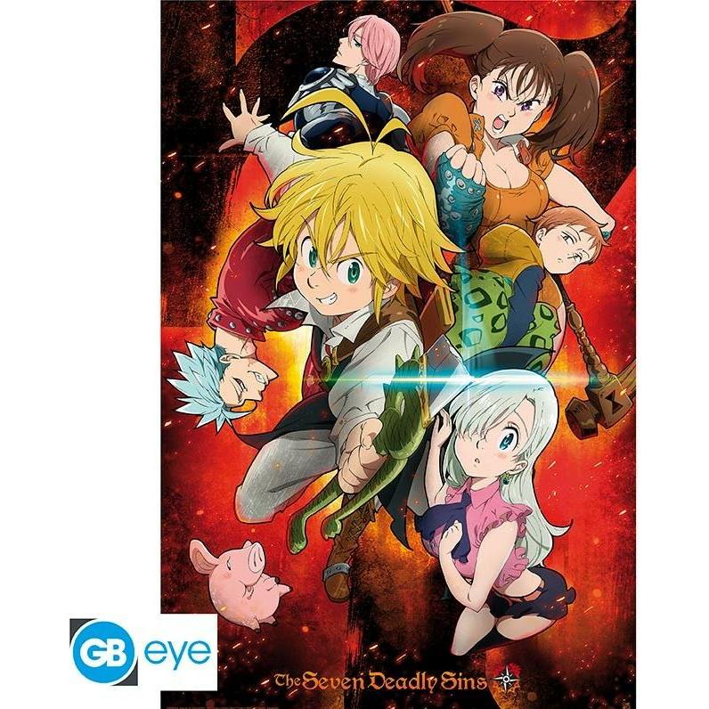 ABYstyle THE SEVEN DEADLY SINS - Poster Characters 91.5x61 - Galaxus