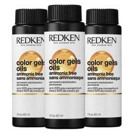 Redken Permanent Color Gel Oils RR 60ml - Pack of 3 (N 06RR - 6.66 ...