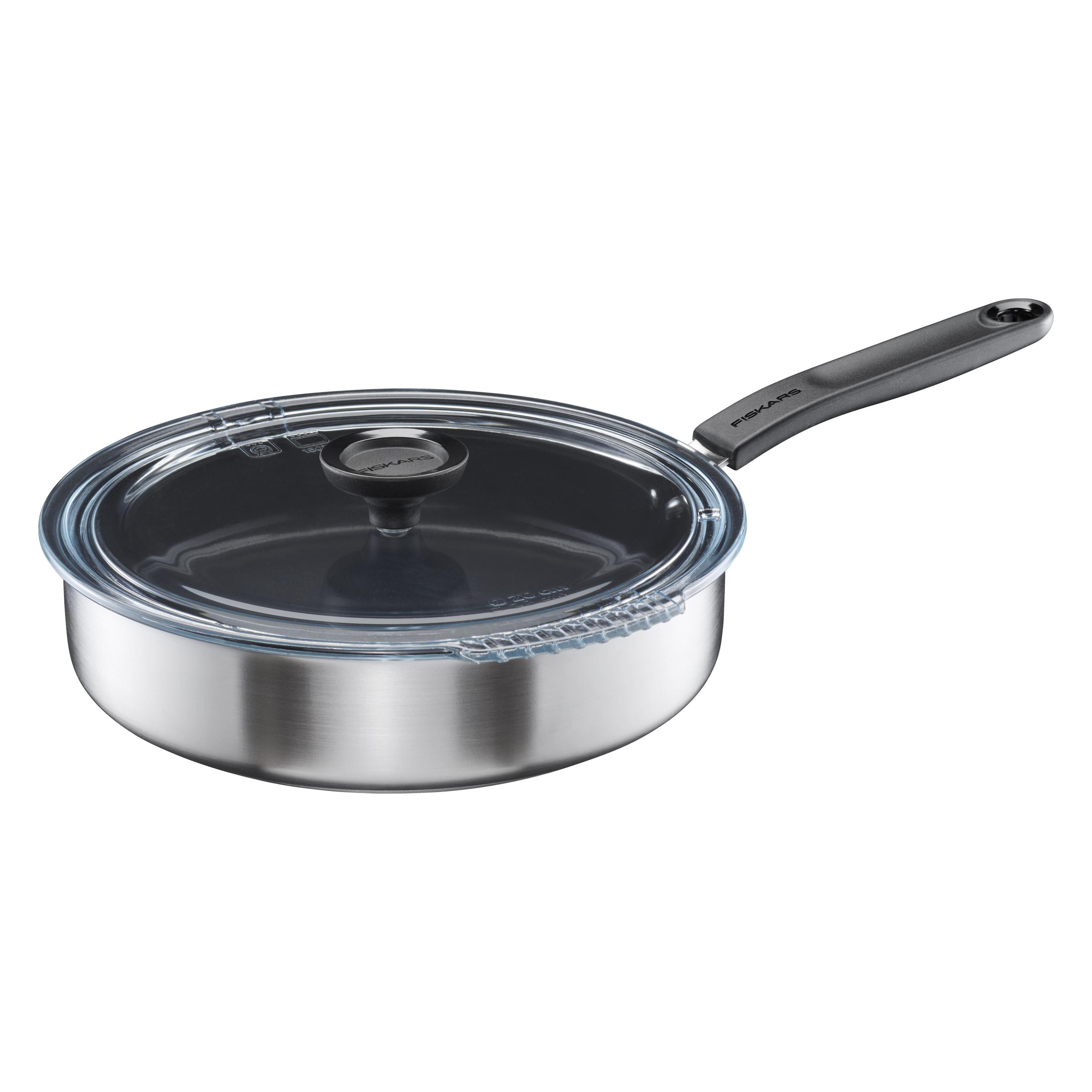 Fiskars PAN SAUTE FF 26CM CER COAT W LID 1072314 - buy at Galaxus