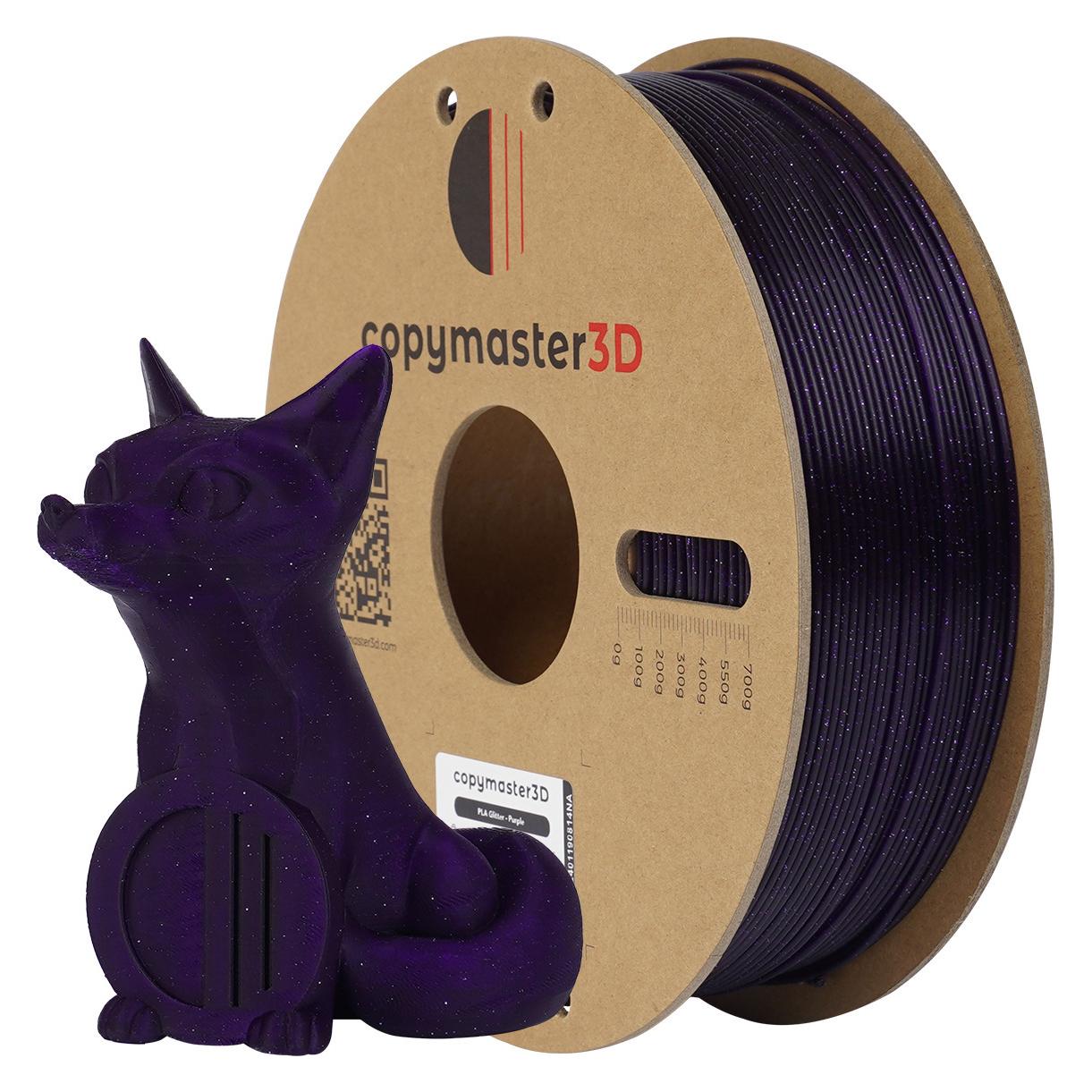 Copymaster3D PLA Glitter Filament for 3D Printer, 1.75 mm, Shimmering ...