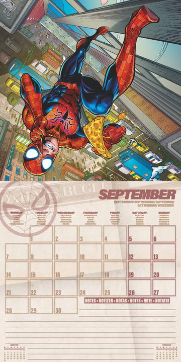 Pyramid Marvel Spiderman Square Calendar 2026 30x30 - buy at Digitec