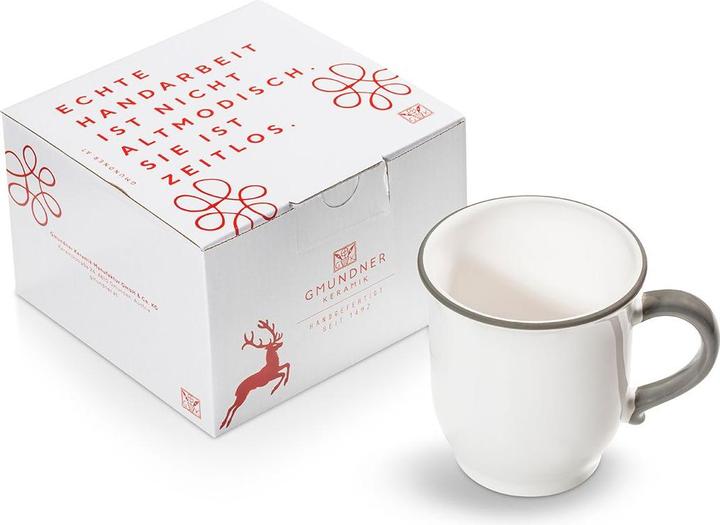 Gmundner Keramik Grauer Rand Schokotasse (03 L) (300 ml, 1x)