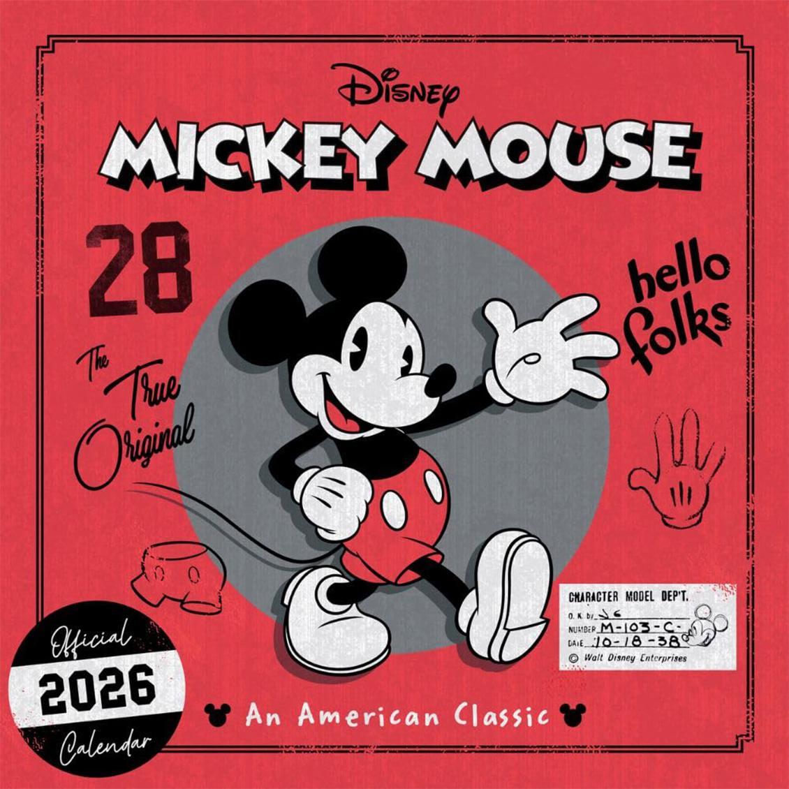 Disney 2026 Square Mickey Mouse Wall Calendar - buy at Digitec