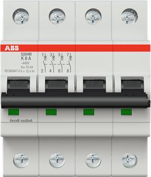 ABB S204M-K63 Automatic circuit breaker K-Char., 10 2CDS274001R0607 - Digitec